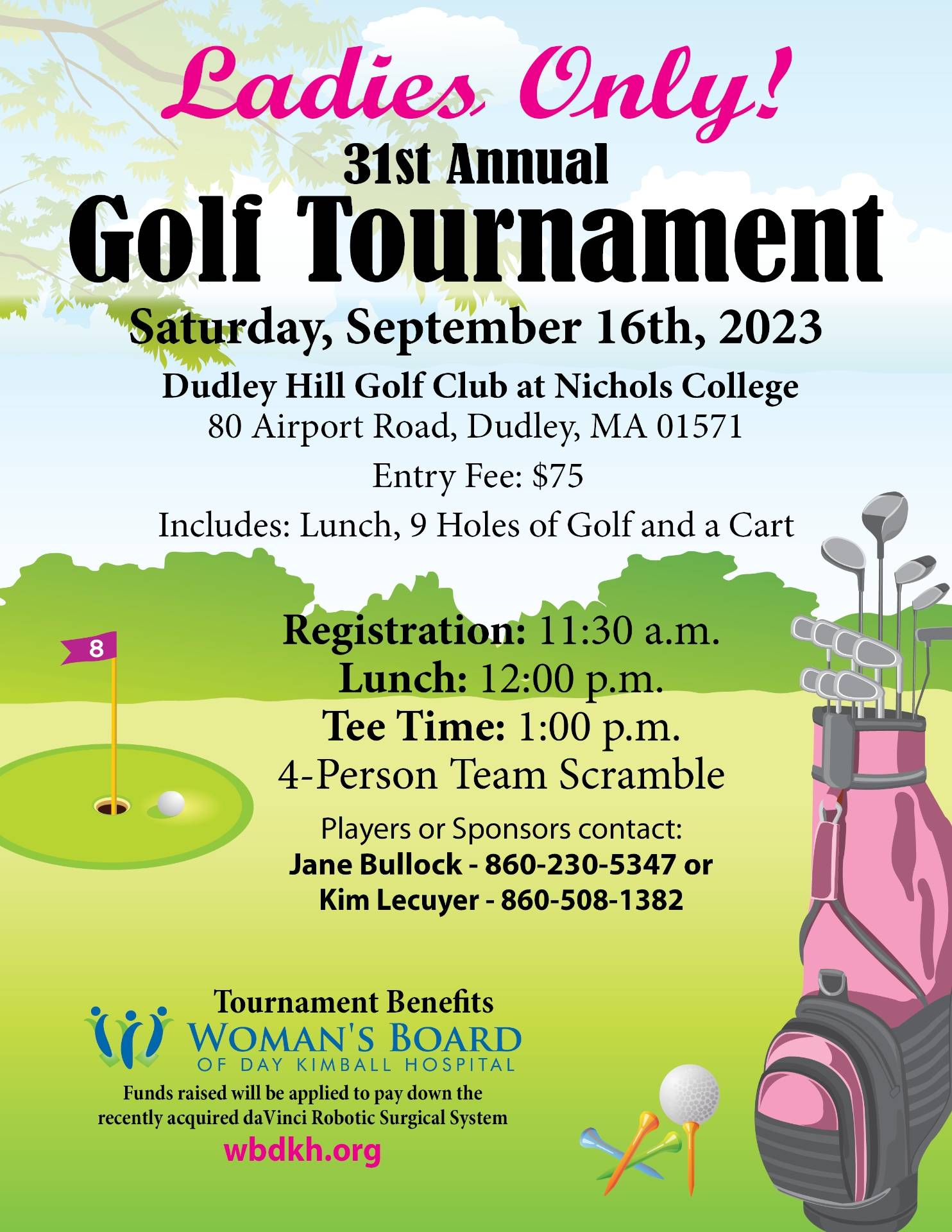 Woman's Board 30th Anniversary Golf Tournament