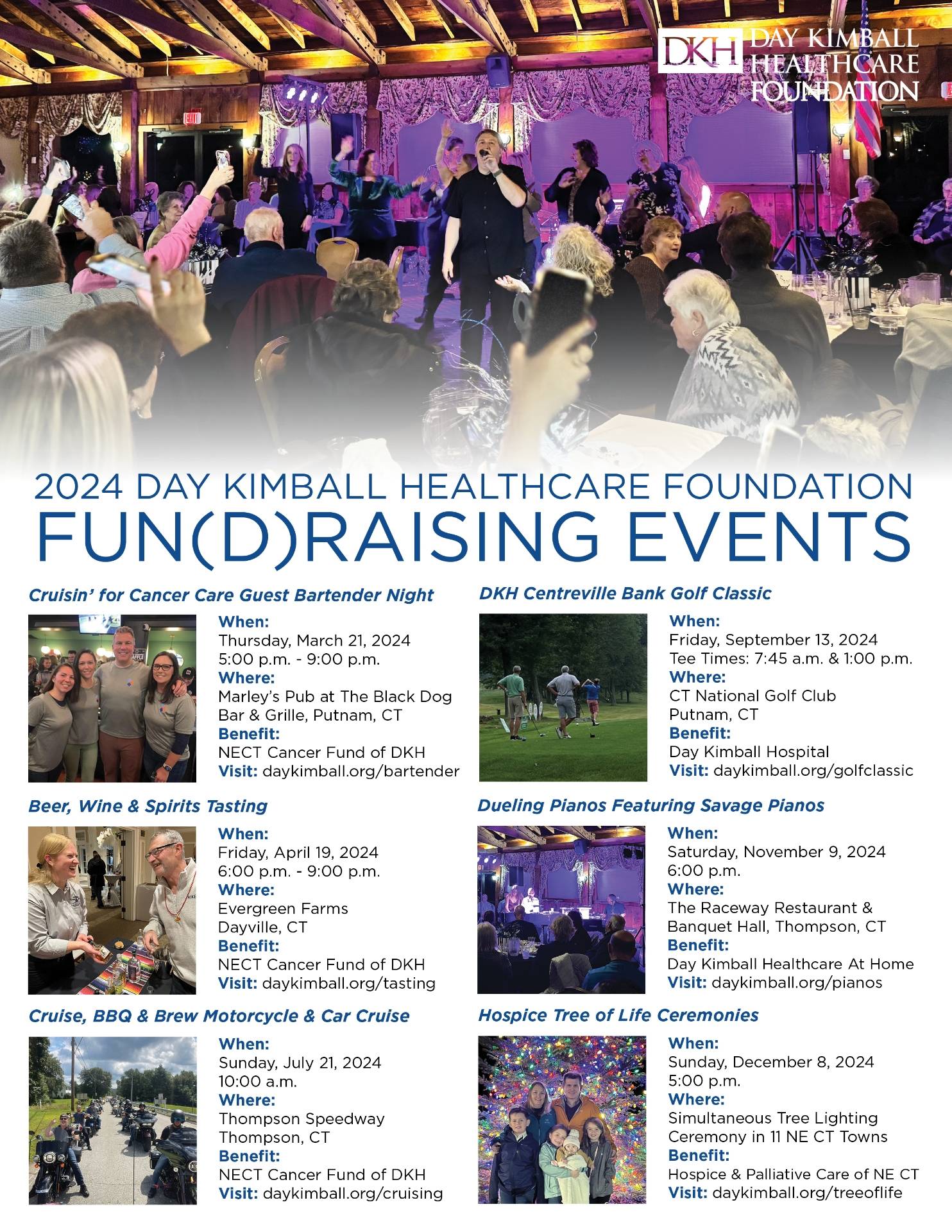 Annual Fundraising Events | Day Kimball Hospital Fundraisers