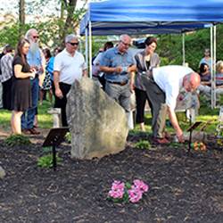 Deary Memorial Garden Moved, Rededicated