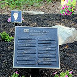 Deary Memorial Garden Moved, Rededicated