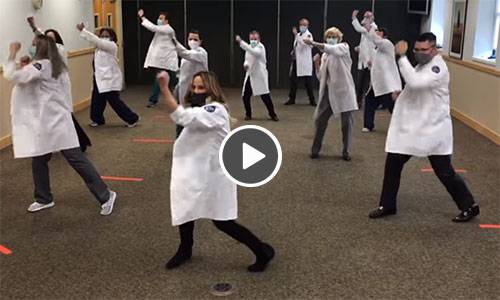 VIDEO: "DKH Dancers" Celebrate DKH's Moderna Vaccines