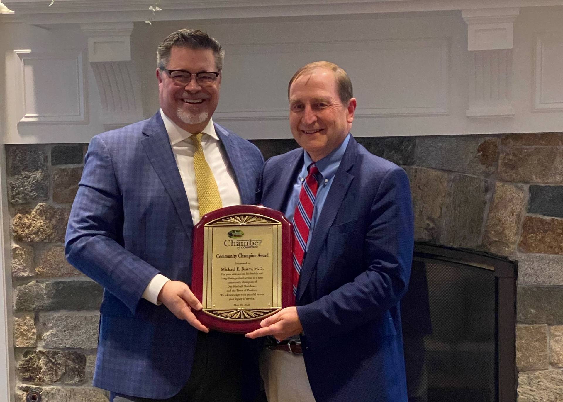 Dr. Michael Baum Honored with 2023 Community Champion Award from ...